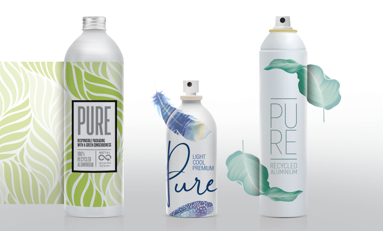 Imballaggi alluminio - bombole e bottiglie 100% alluminio riciclato