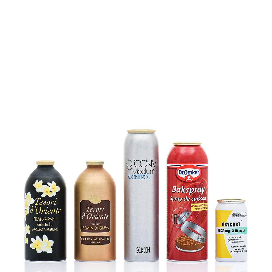 Aluminum aerosol cans and aluminum bottles - Tecnocap metal packaging