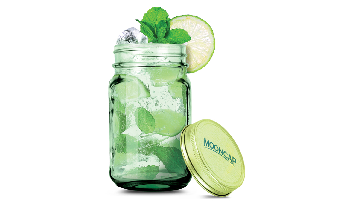 Beverage closures for jars for drinks with straw - Tecnocap Metal Closures