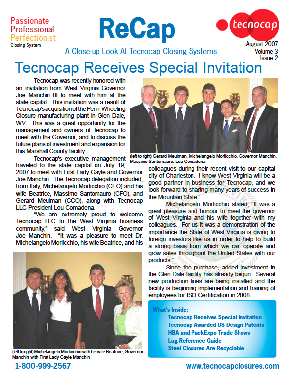 ReCap: A Close-up Look At Tecnocap Closing Systems - Tecnocap Closures